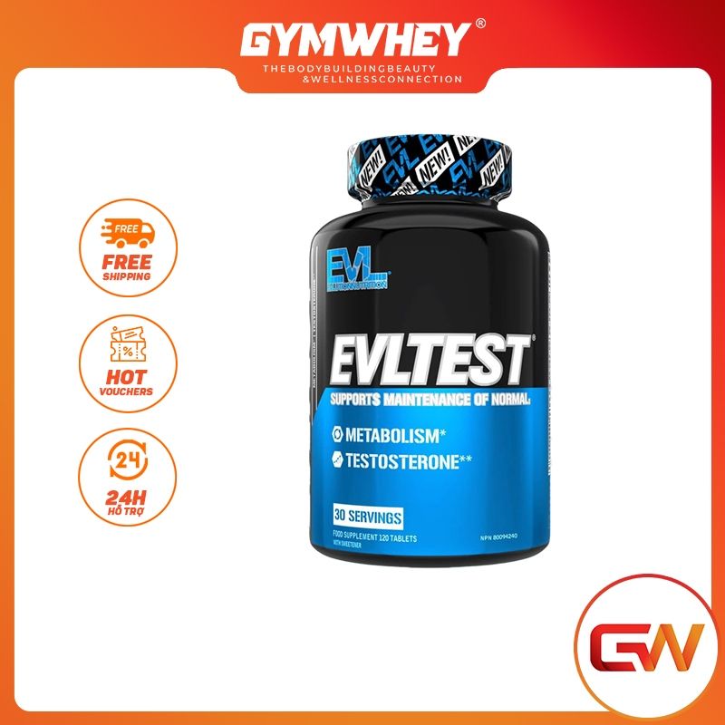 EVL Test (120 Viên) Chính Hãng Giá Tốt Nhất Tại GymWhey – GymWhey Shop