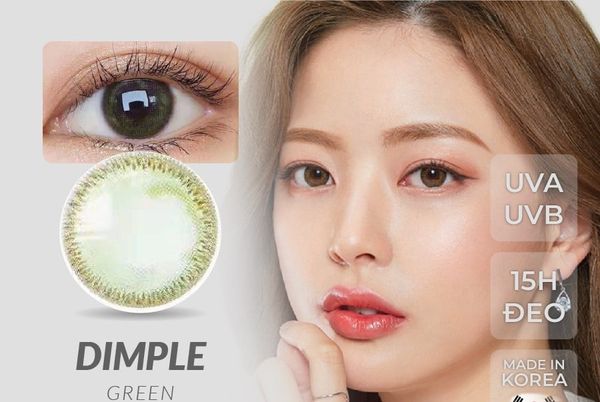 Kính áp tròng Dimple Green – seoullens
