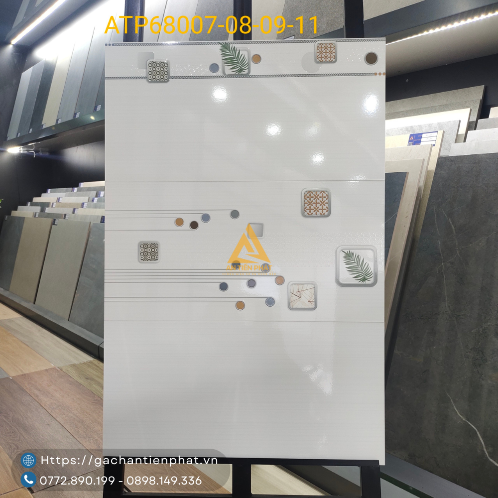 Gạch ốp tường 30x60 Vitto 68007 68008 68009 Maximos bề mặt bóng ...