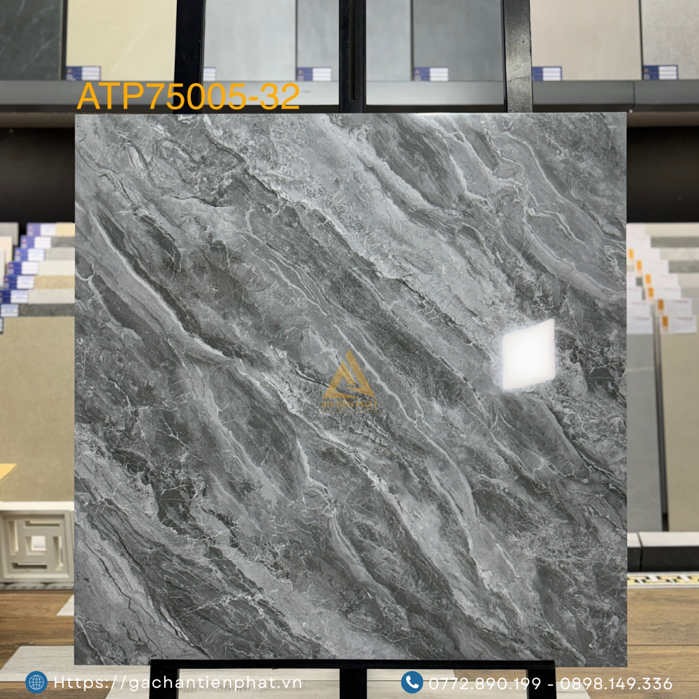 Gạch VTHM 80x80 Lát Nền 75005 Bề Mặt Bóng Xương Bán Sứ Cao Cấp ...