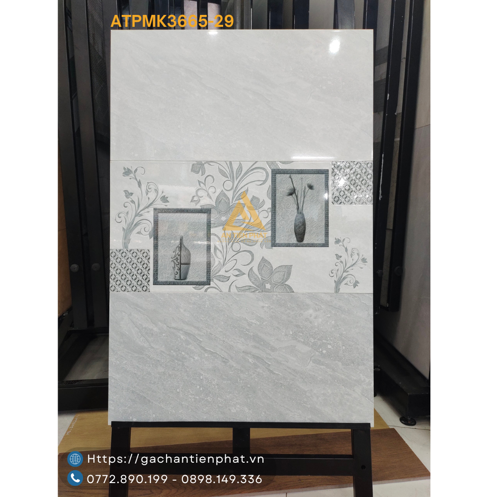 Gạch Hà Thanh 30x60 MK3665 bề mặt men bóng xương ceramic – Showroom ...