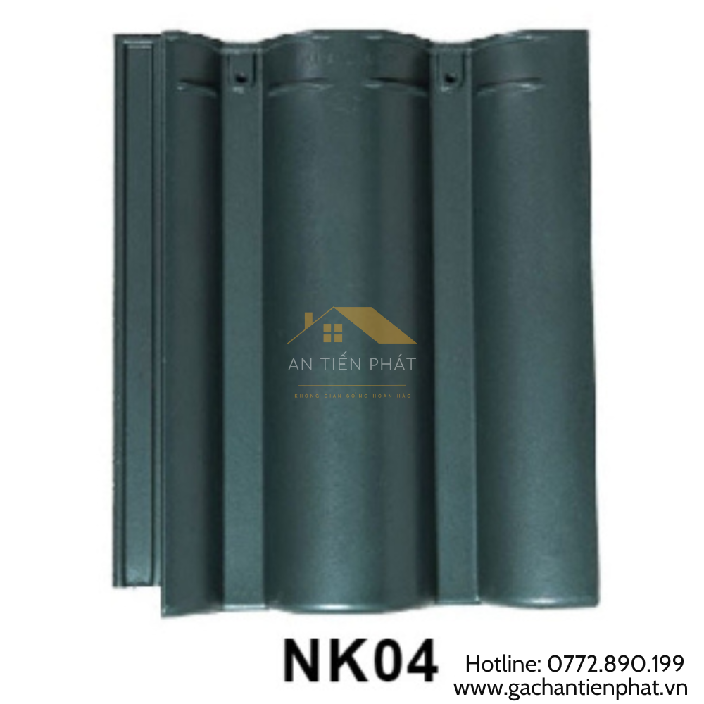 Ngói nhật NAKAMURA-HP sóng lớn NK04 – Showroom gạch ốp lát An Tiến Phát