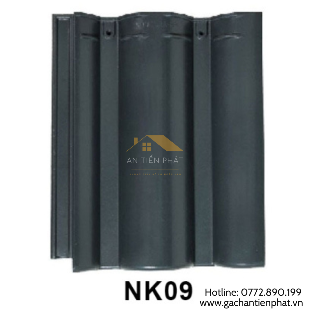 Ngói nhật NAKAMURA-HP sóng lớn NK09 – Showroom gạch ốp lát An Tiến Phát