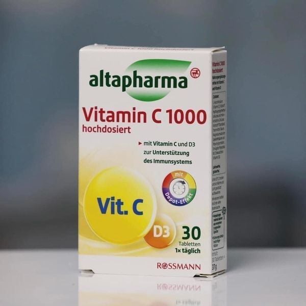 Viên Uống Altapharma Vitamin C 1000 + D3, 30 Viên – Gia dụng xách tay Đức