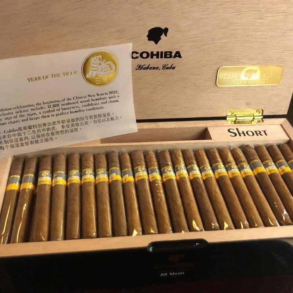 Cohiba Short 88 Cigarillos Limited Edition Year of the Tiger 2022 – Gia dụng xách tay Đức
