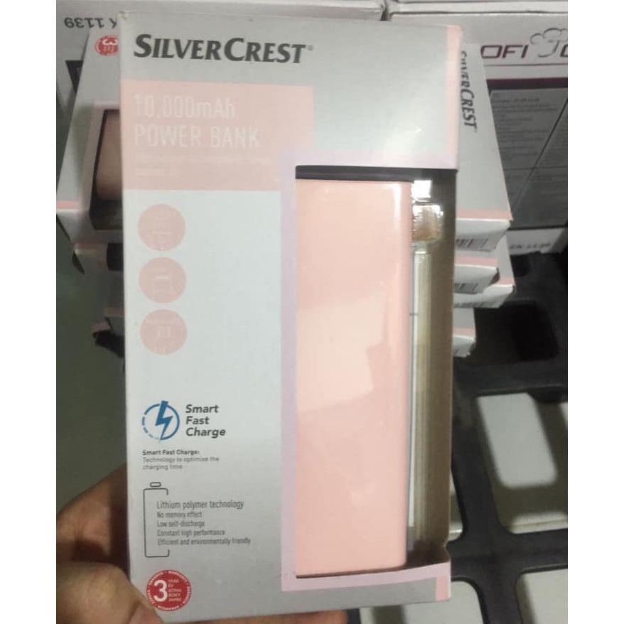 Sạc pin dự phòng Silvercrest 10.000 MAH – Gia dụng xách tay Đức