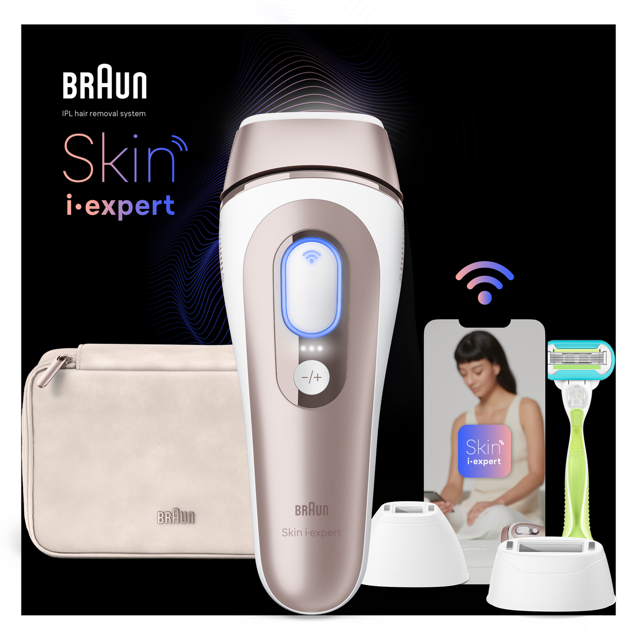 Máy triệt lông thông minh Braun Skin i·expert Smart IPL - PL7243 – Gia dụng xách tay Đức