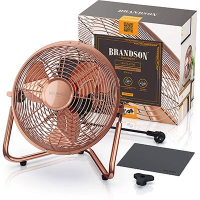 Quạt sàn Brandson màu đồng – Gia dụng xách tay Đức