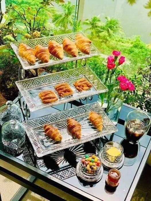 Khay ba tầng chữ nhật Goldinger – Gia dụng xách tay Đức