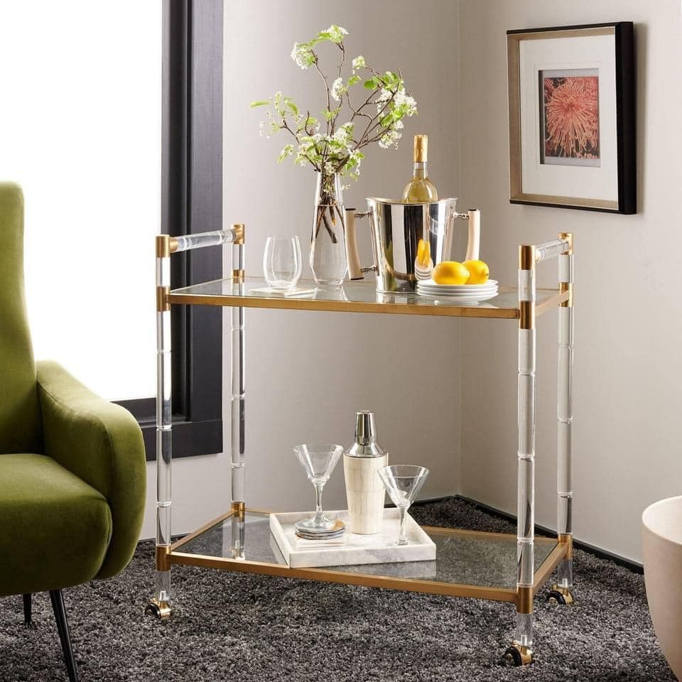 Bar cart cao cấp Safavieh – Gia dụng xách tay Đức