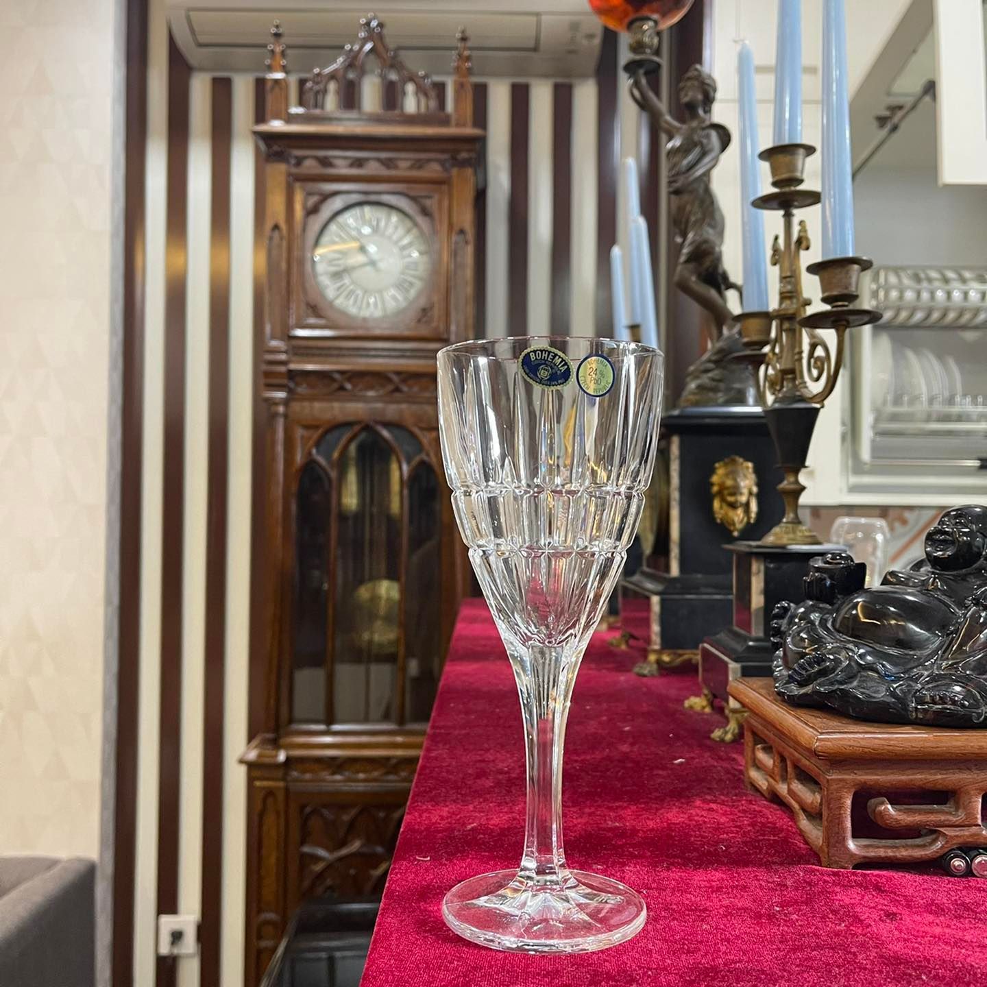 Bộ 6 ly pha lê Bohemia Dover 320ml - SX tại Séc – Gia dụng xách tay Đức