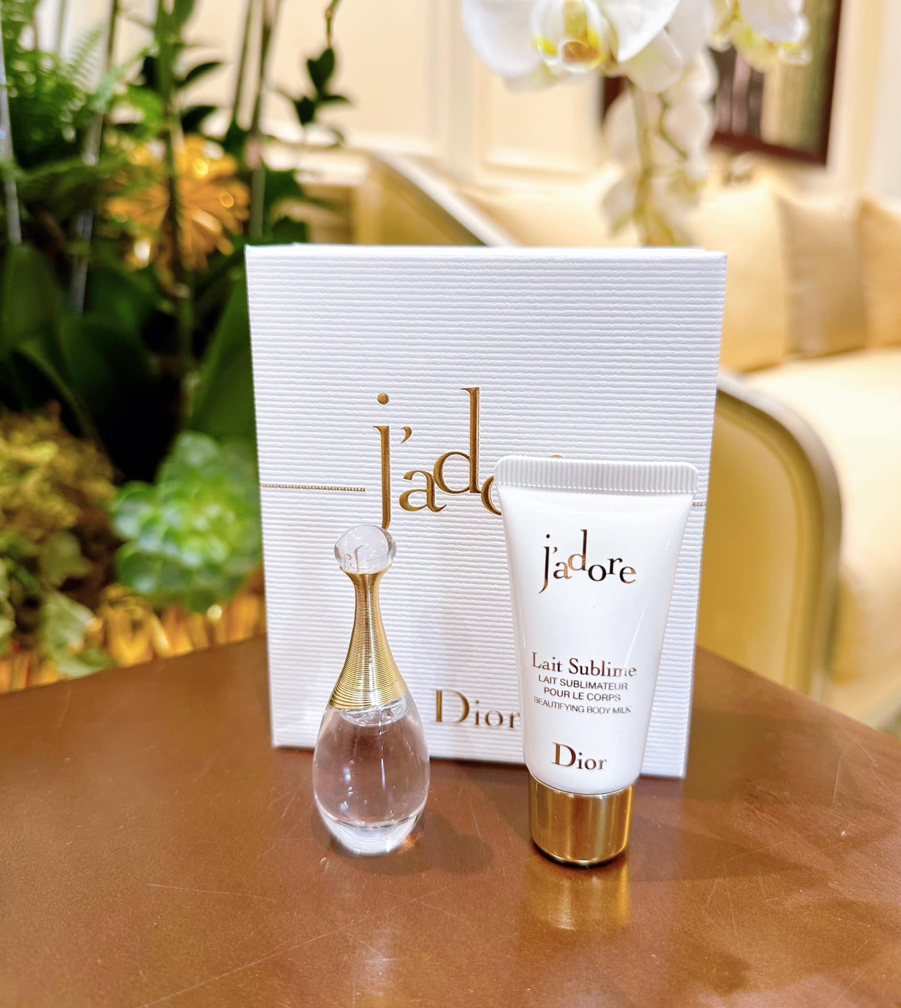 Bộ nước hoa và dưỡng thể Dior J'adore Mini Deluxe EDP – Gia dụng xách ...