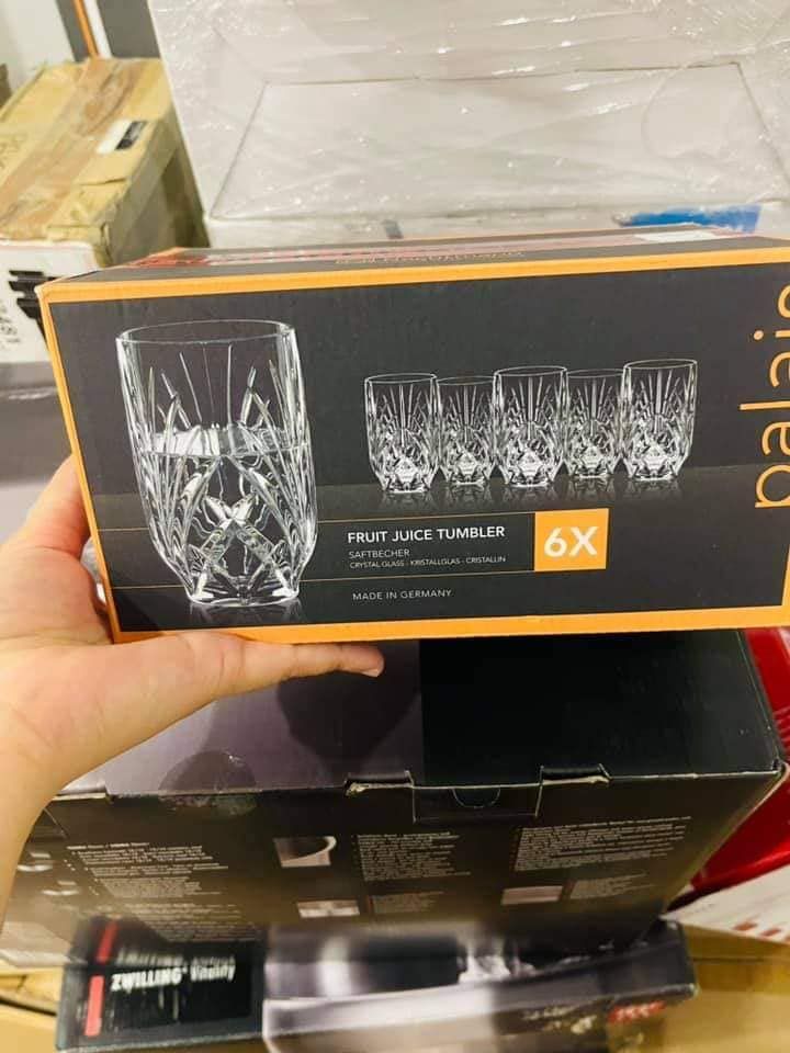 Bộ 6 cốc pha lê 265ml - NACHTMANN PALAIS - Made in Germany – Gia dụng xách tay Đức