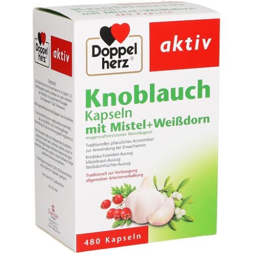 Viên uống KNOBLAUCH DOPPELHERZ – Gia dụng xách tay Đức