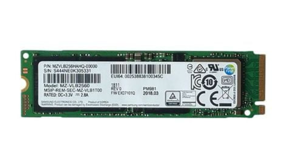 SSD Samsung PM981 NVME 512GB tm