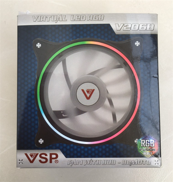 Bộ kit 3 Fan Led RGB + Hub VSP V206B - Bh 03 tháng