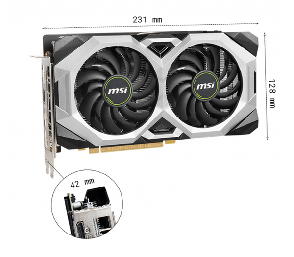 CARD VGA MSI RTX 2060 VENTUS GP