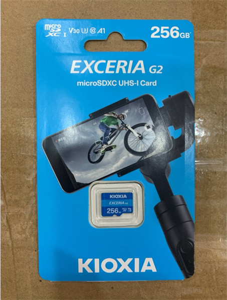 Thẻ nhớ Kioxia 256GB Exceria G2 CL10 USH-I 4K