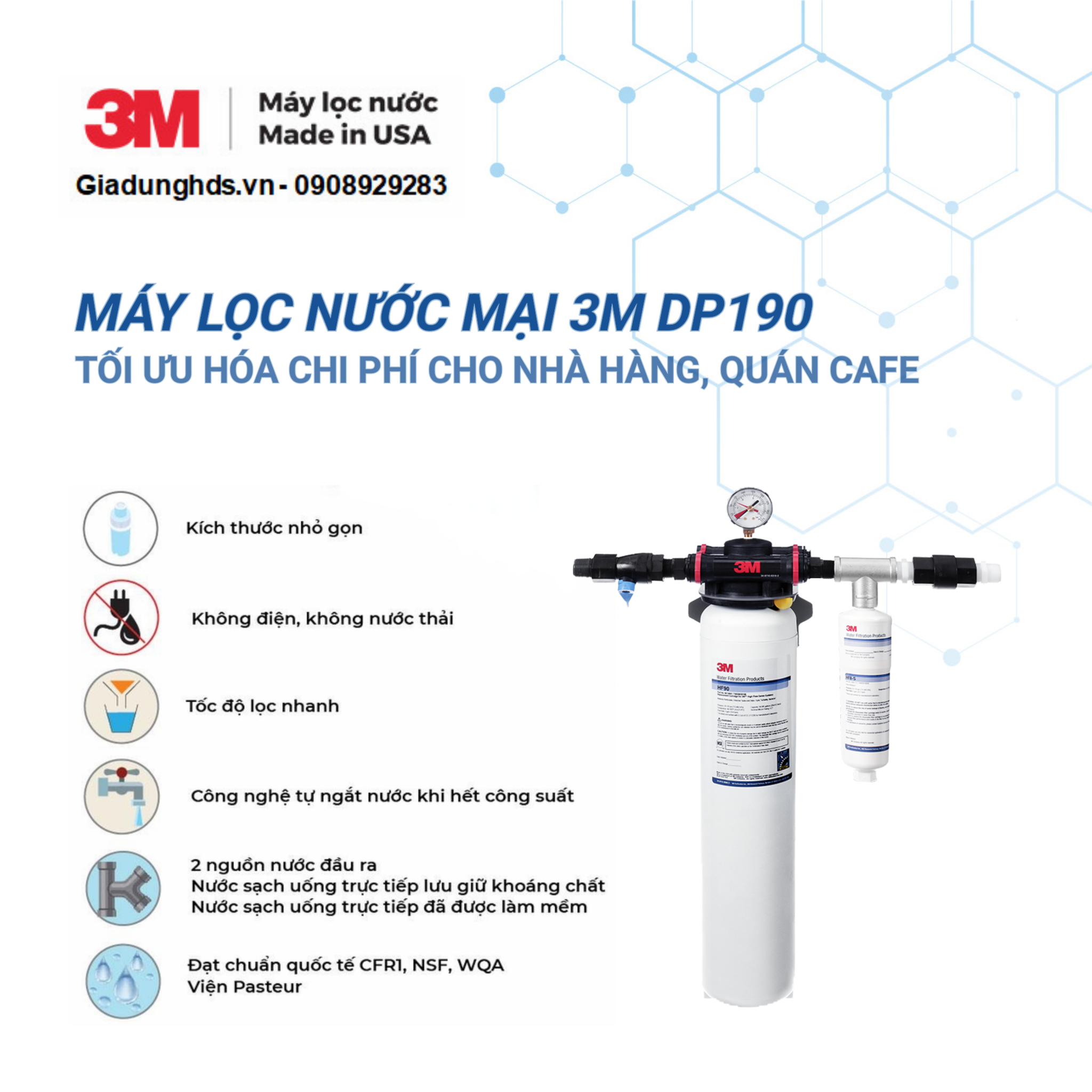 Máy Lọc Nước 3M Dp190 - Dùng Trong Thương Mại - Công Suất Lớn ...