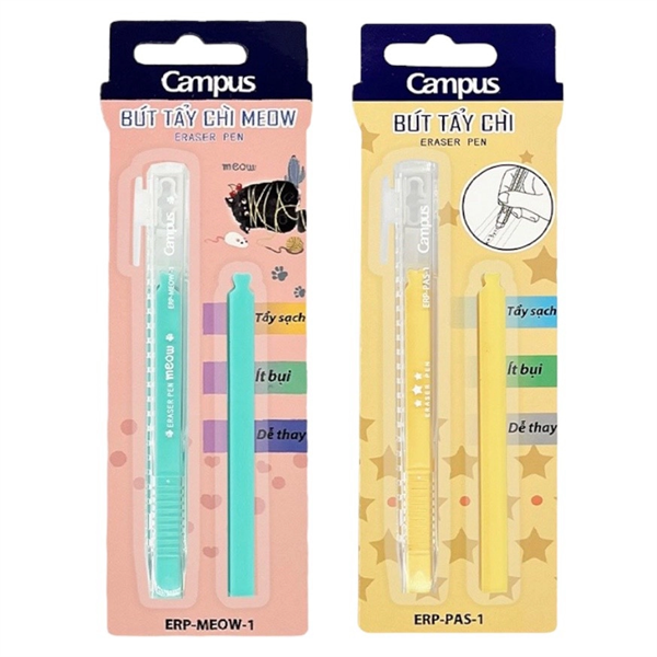 Bút tẩy chì Pastel Campus ERP-PAS-1 (12/216) – HIỆU SÁCH MAI