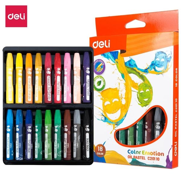 Sáp màu Deli EC20110 (18/108) – HIỆU SÁCH MAI