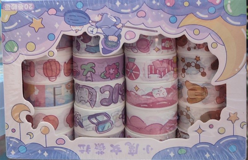 Băng dính cuộn sticker – HIỆU SÁCH MAI