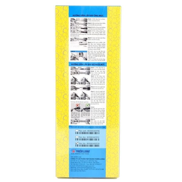 Bút máy Điểm 10 Thiên Long TP-FTC-02 ( cán xanh + hồng ) ( 10/240 ...