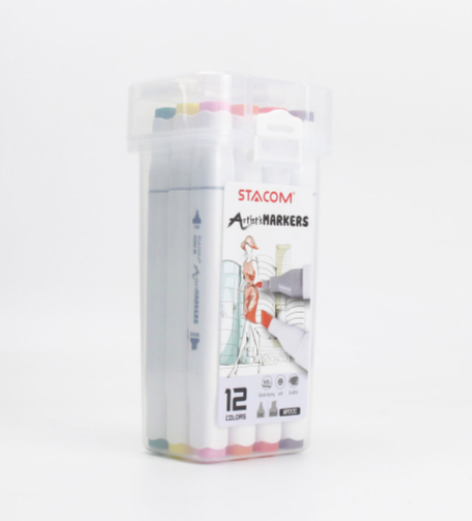 Bút lông 2 đầu Stacom – HIỆU SÁCH MAI