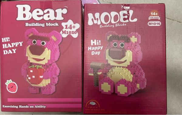 Lego model gấu rose – HIỆU SÁCH MAI