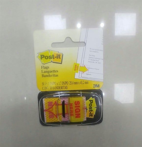 Miếng dán Sign Here 3M 680-9 – HIỆU SÁCH MAI