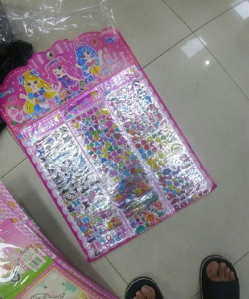 Sticker vỉ dán YsK-050 (18 vỉ bé/tấm) – HIỆU SÁCH MAI