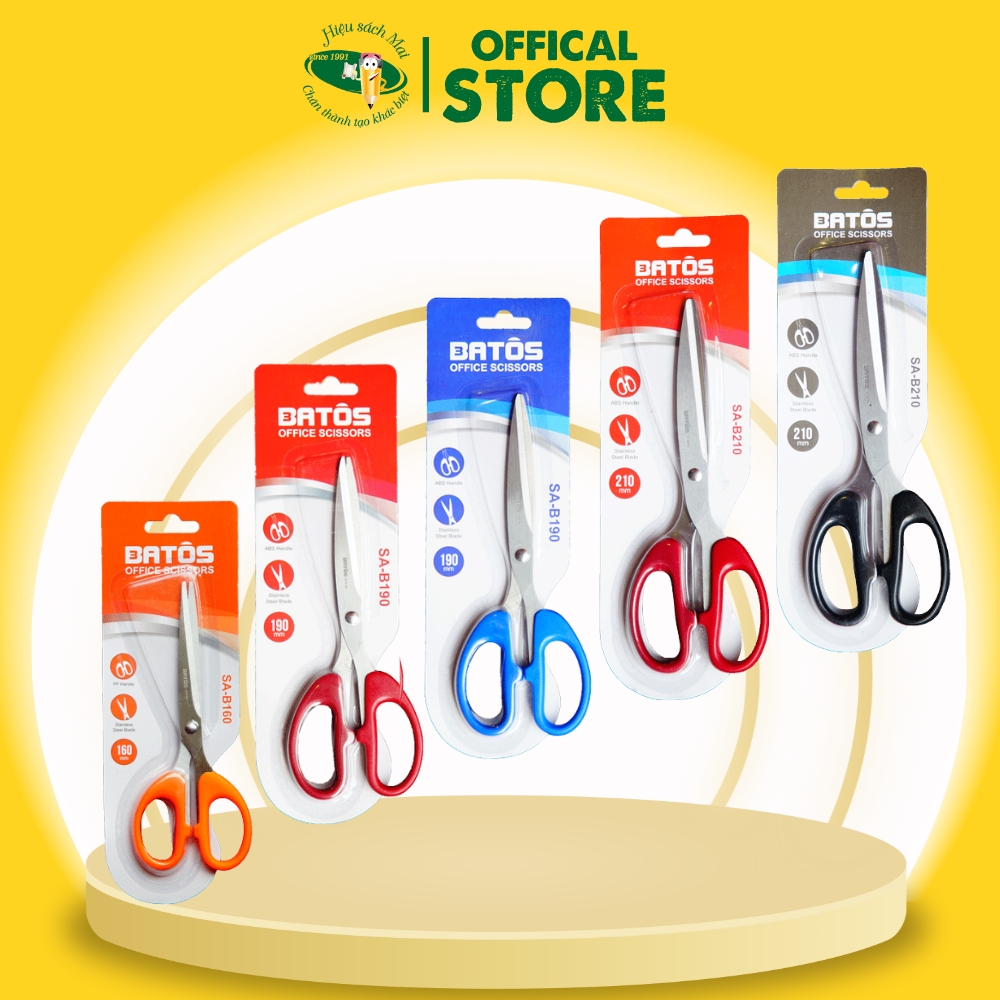 Kéo văn phòng Batos – HIỆU SÁCH MAI