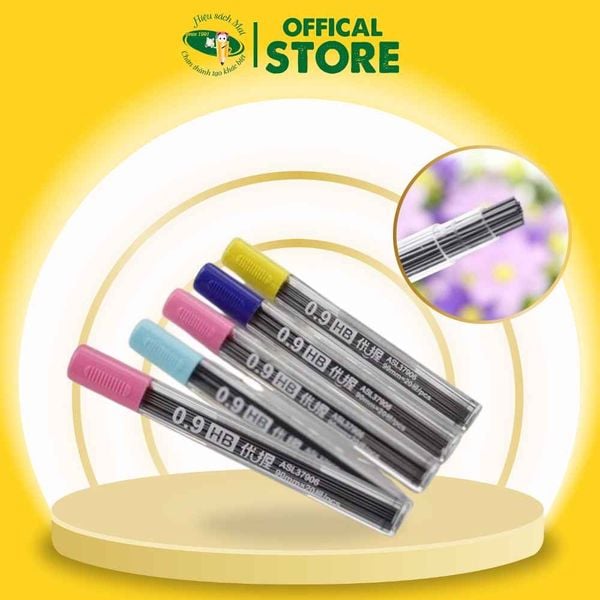 Ruột Chì Hb 0.9mm Nhiều Màu Asl37906 – HIỆU SÁCH MAI
