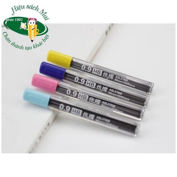 Ruột Chì Hb 0.9mm Nhiều Màu Asl37906 – HIỆU SÁCH MAI