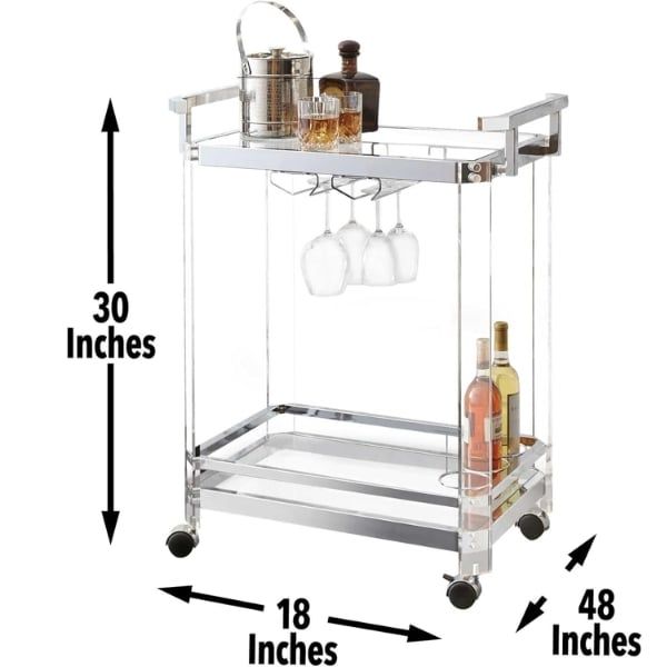 Bar cart Steve Silver Aerin