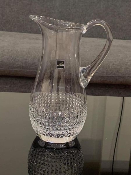 Bình pha lê Rogaska Diamond Pitcher cao 25,8cm