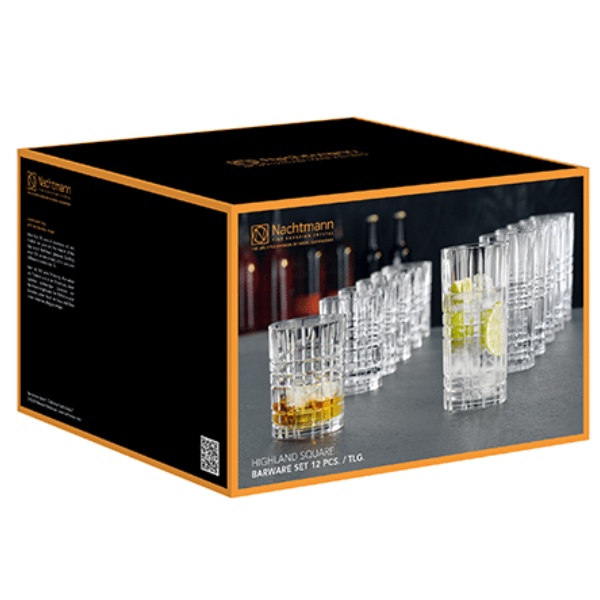 Bộ 12 cốc pha lê Nachtmann Highland 101754 chất liệu cao cấp