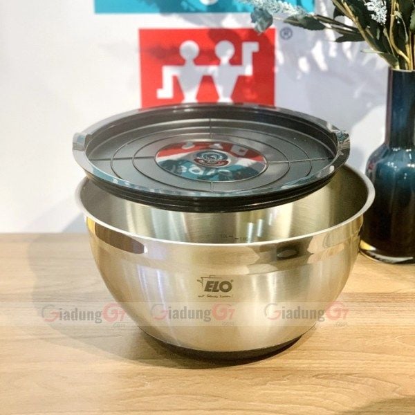 Bộ 3 Tô trộn Elo 18cm/ 20cm/ 24cm có nắp đậy