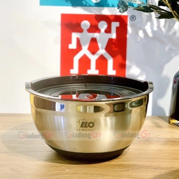 Bộ 3 Tô trộn Elo 18cm/ 20cm/ 24cm có nắp đậy