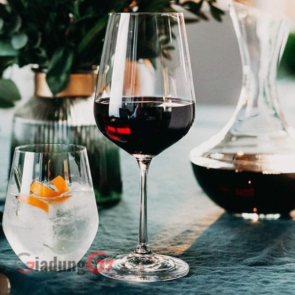 Bộ 6 ly pha lê Bohemia Strix 600ml uống rượu vang