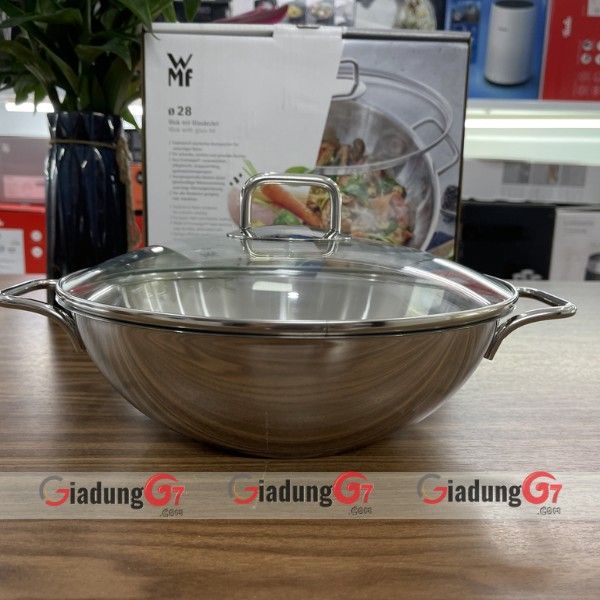 Chảo sâu lòng WMF Wok Party 28cm chất liệu inox