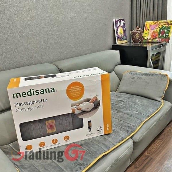 Đệm massage Medisana MM825 có 2 cường độ, 5 chương trình massage