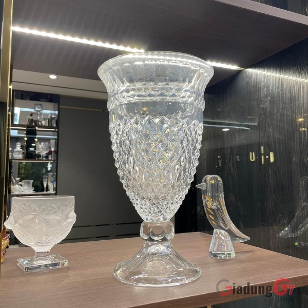 Lọ hoa pha lê Rogaska Diamond 38cm