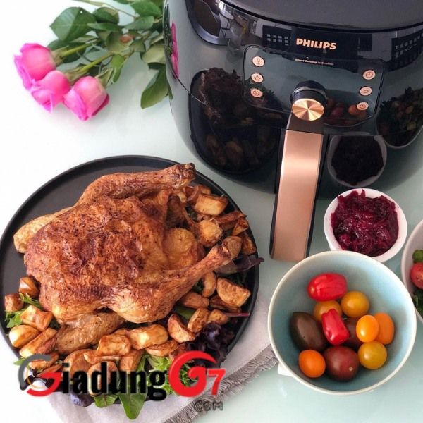 Nồi chiên không dầu Philips HD9860/91 | Giadungg7.com
