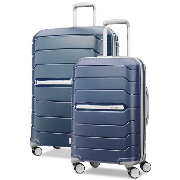 Set 2 Vali Samsonite Freeform (Size 21/24) màu xanh/đen/tím/trắng