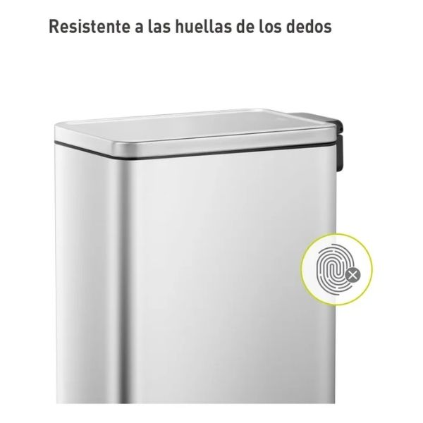 Thùng rác EKO Stella Slim Step EK9380MT 30L chống bám vân tay