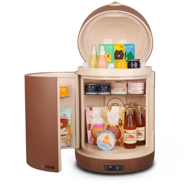 Tủ lạnh mini Ccomo x Line Friends (2 màu để bạn lựa chọn: màu nâu / và