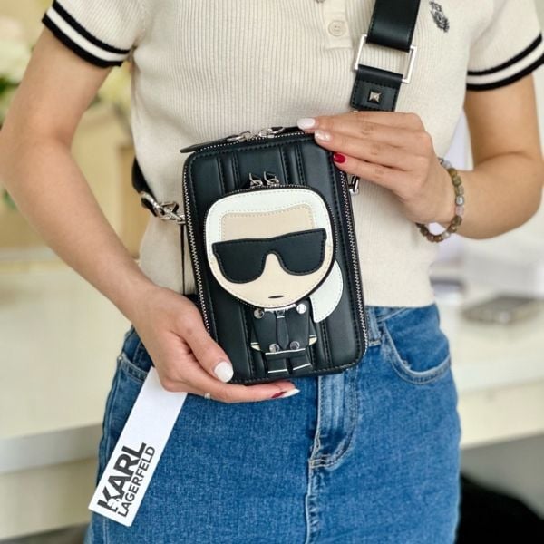 Túi xách Karl Lagerfeld Mini Crossbody with logo Charm