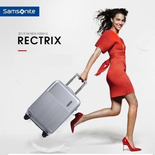 Vali Samsonite Rectrix 20 inch màu bạc