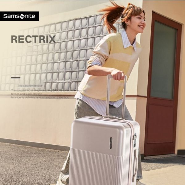 Vali Samsonite Rectrix 20 inch màu bạc